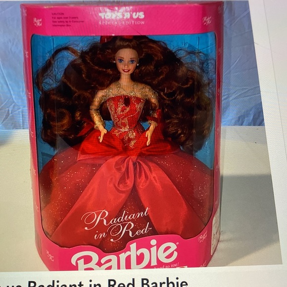Barbie | Other | Toy R Us Radiant In Red Barbie | Poshmark